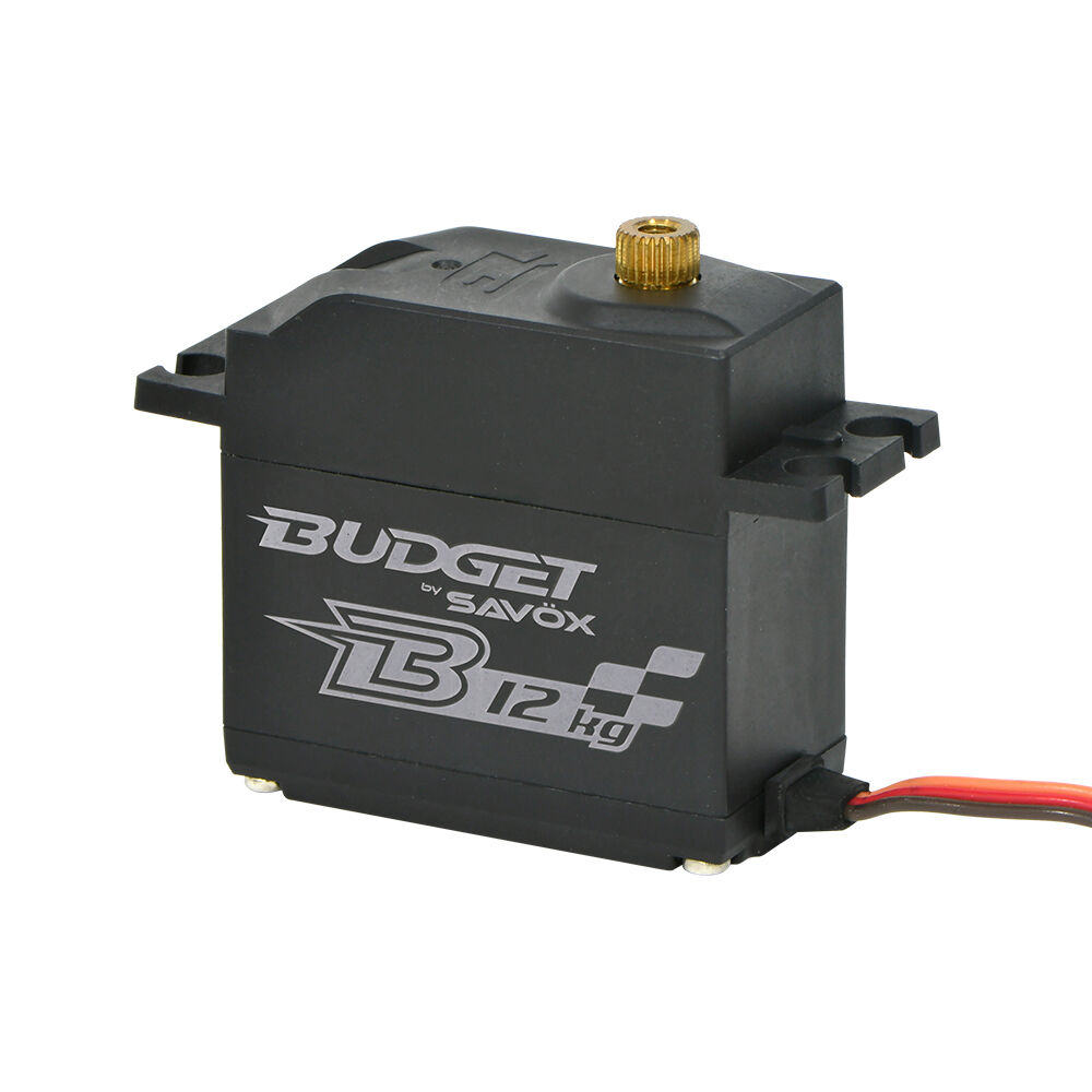 Savox B-12KG Budget 12kg Standard Analog Heavy-Duty Metal Gear Servo ...