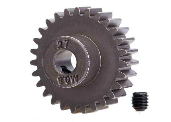 TRAXXAS 5647: Gear, 27-T pinion (0.8 metric pitch, compatible with 32 ...