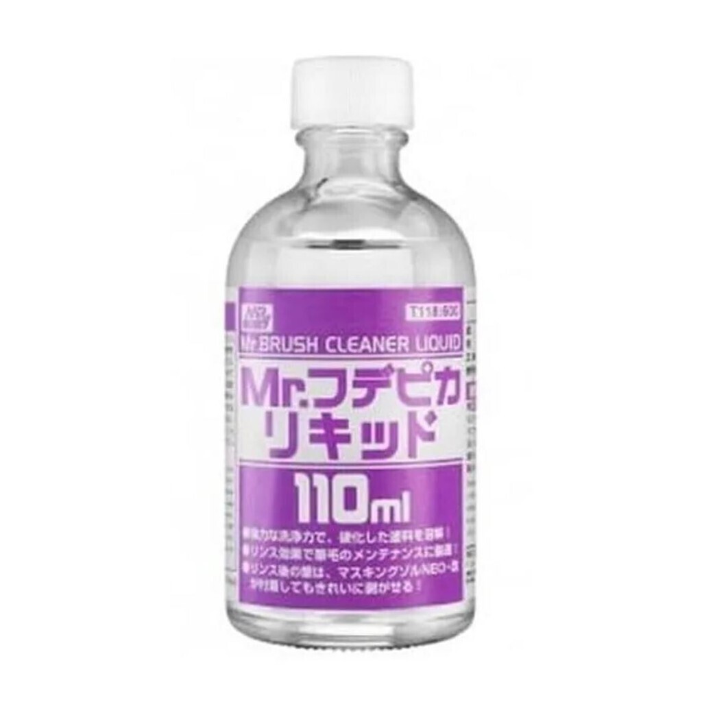 Mr Hobby T118 Mr.Brush Cleaner Liquid 110ml - T118 From RCMA Model & Hobby Shop