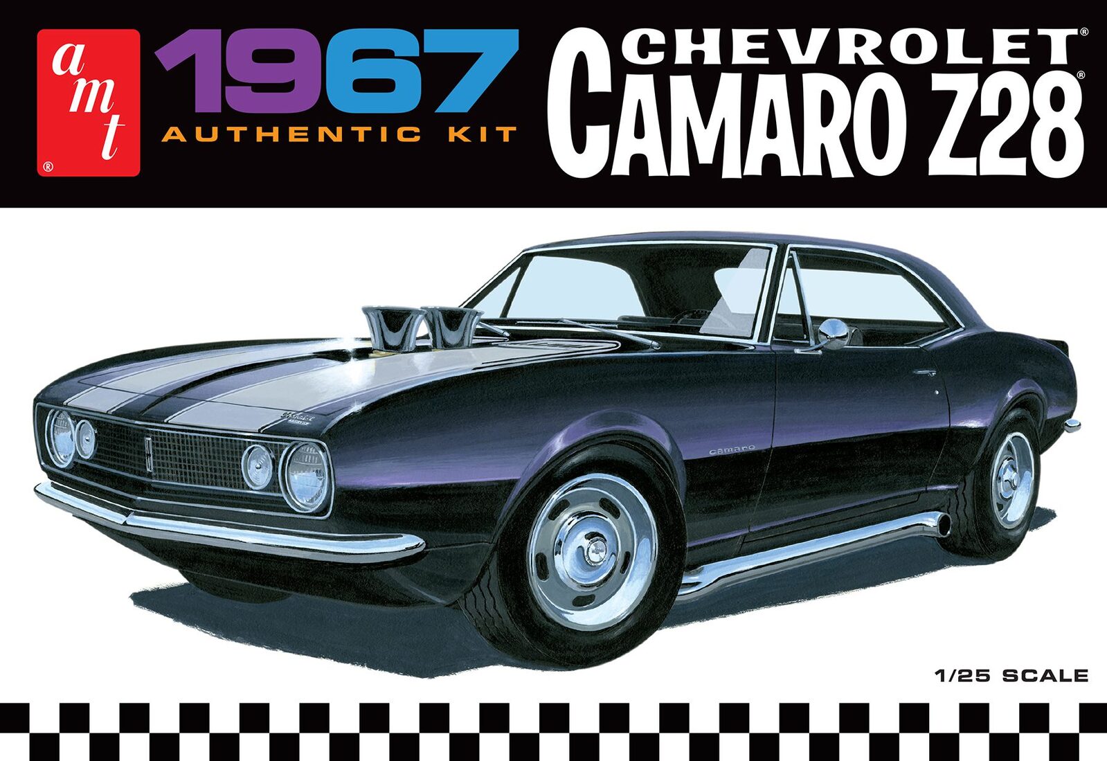 AMT 1309 1967 Chevy Camaro Z28 1:25 Scale Model Plastic Kit | RCMA ...