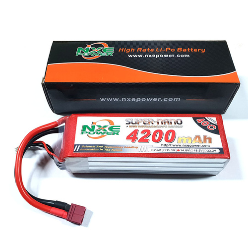 14.8V 4S 4200mah 40C Lipo Battery with Deans - NXE